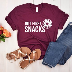 But First Snacks SVG, Funny Food SVG, Donut SVG, Snack Time Svg, Foodie ...