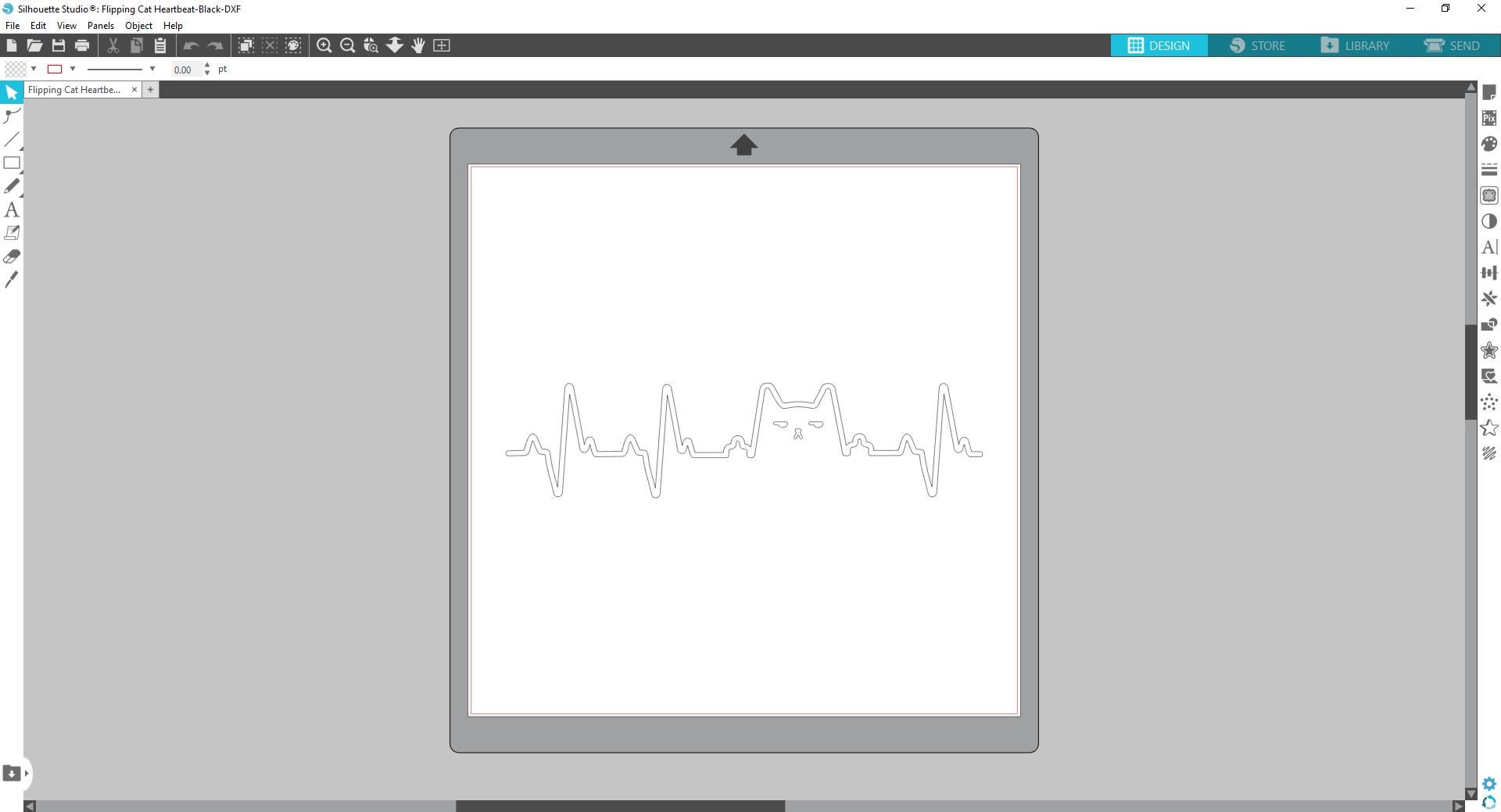 Cat Heartbeat SVG Cat Flipping off SVG Cat Middle Finger - Etsy