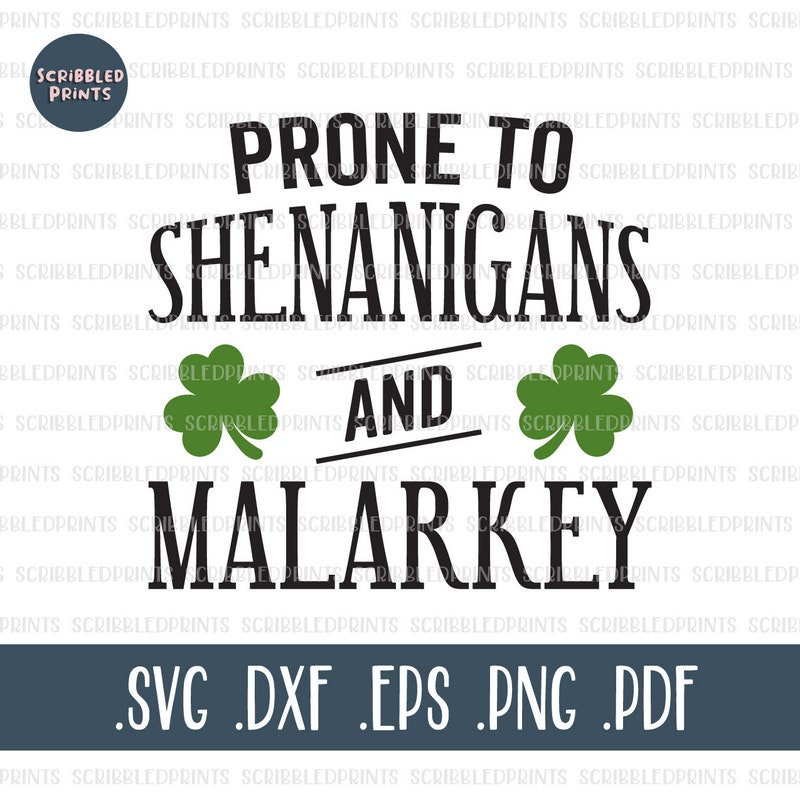 Shenanigans Svg - Etsy