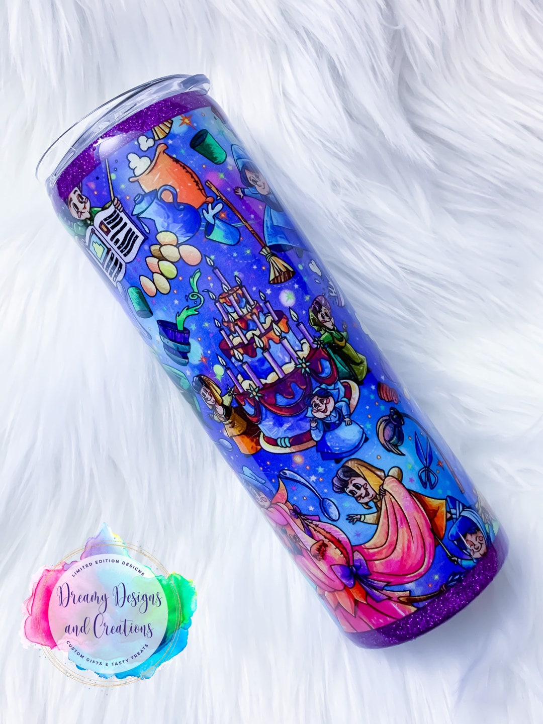 Fairy Godmother Tumbler, Sleeping Beauty Inspired Custom Water Bottle ...