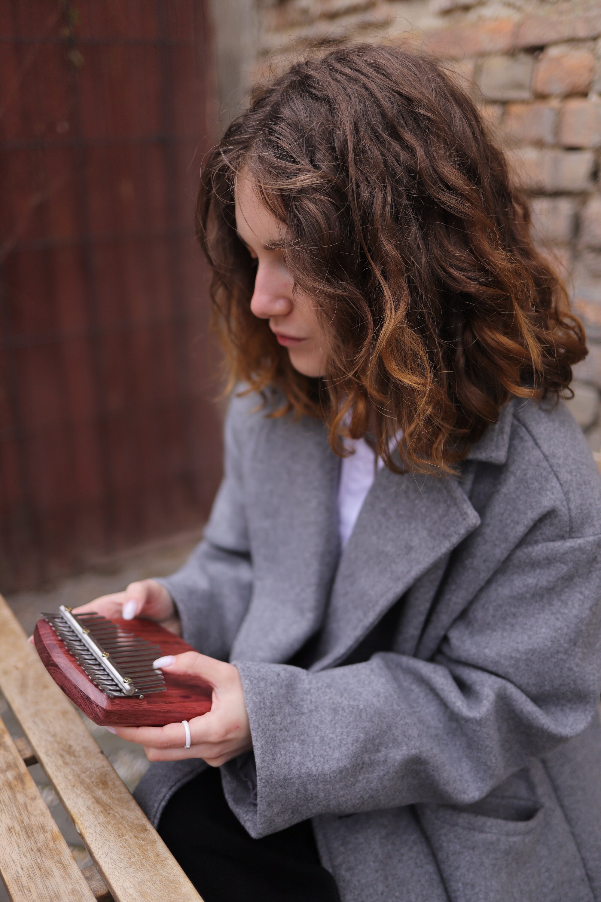 Unique Amaranth Wood Kalimba, Birthday Gift, Musical Instrument ...