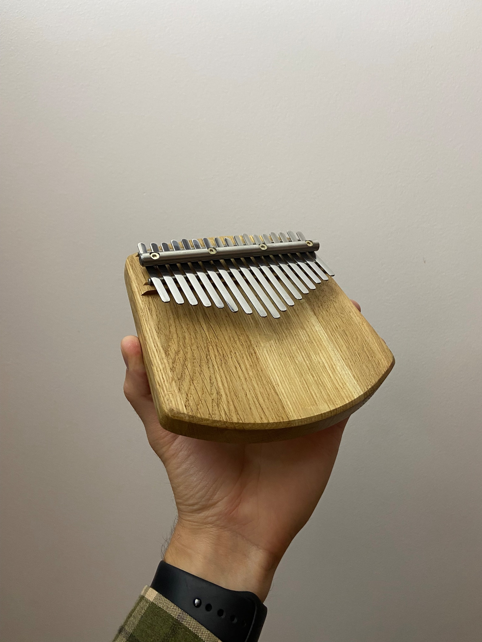 African Instrument, 17 Key Oak Kalimba, Unique Gift for Her ...