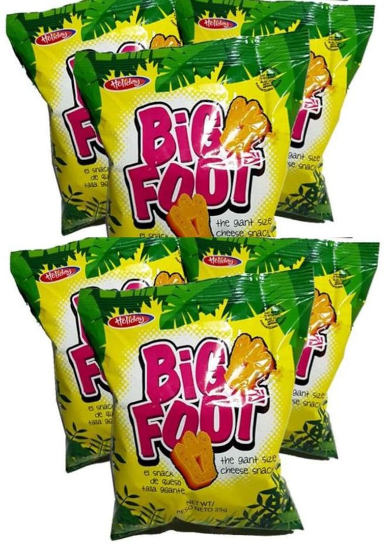 Big Foot Cheesy Snack Holiday Bigfoot Cheesy Snack 6 Pks, 12 Pks, 25g ...