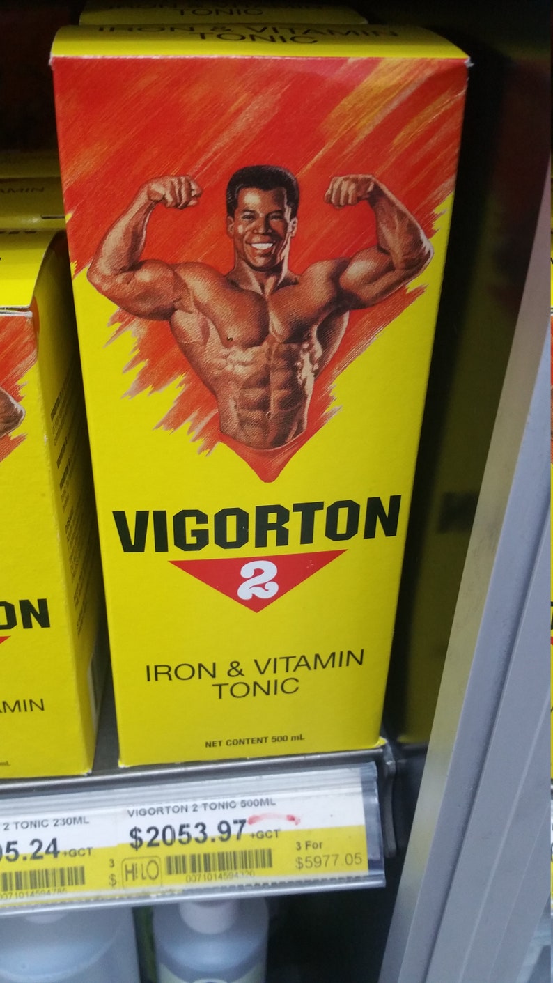 Jamaican Vigorton 2 Iron & Multivitamin Tonic builds Body 230 Ml and ...