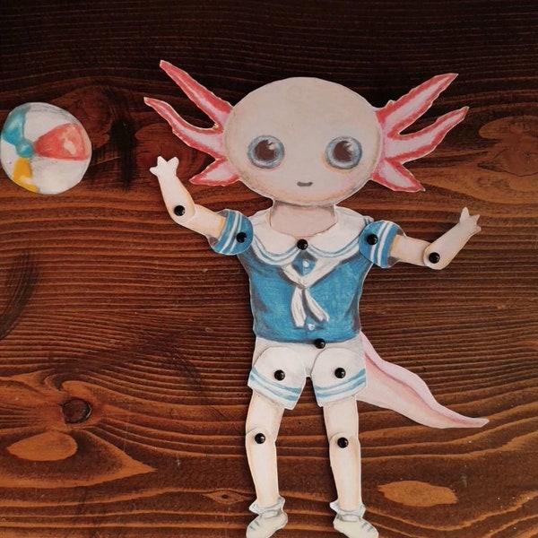 Axolotl Puppet - Etsy
