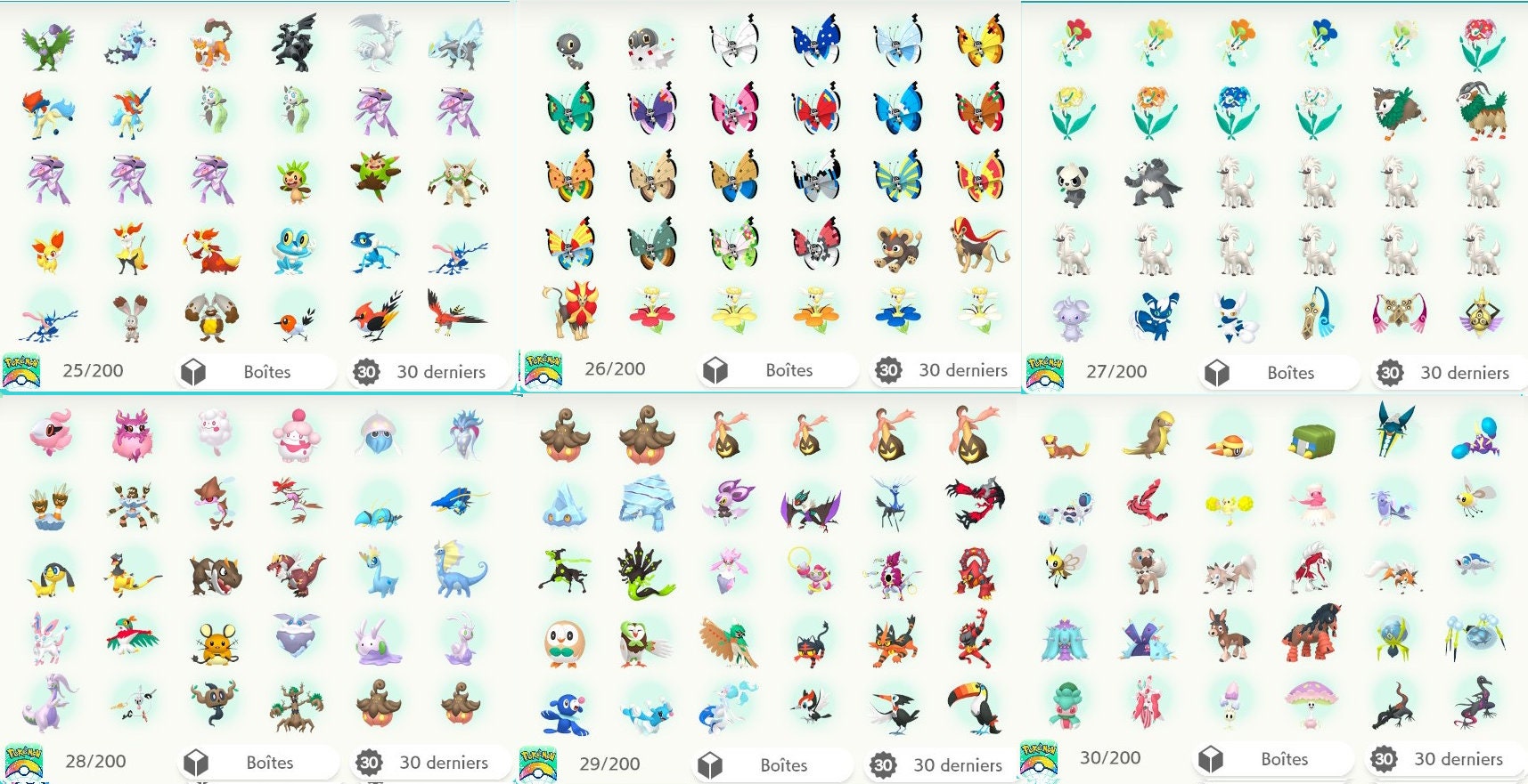 Complete Pokémon HOME Pokedex (gen 1-7)! 1980 Pokémon With 6IV ...
