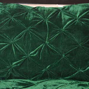Emerald Green Velvet Quilt Emerald Green Luxury Comforter | Etsy