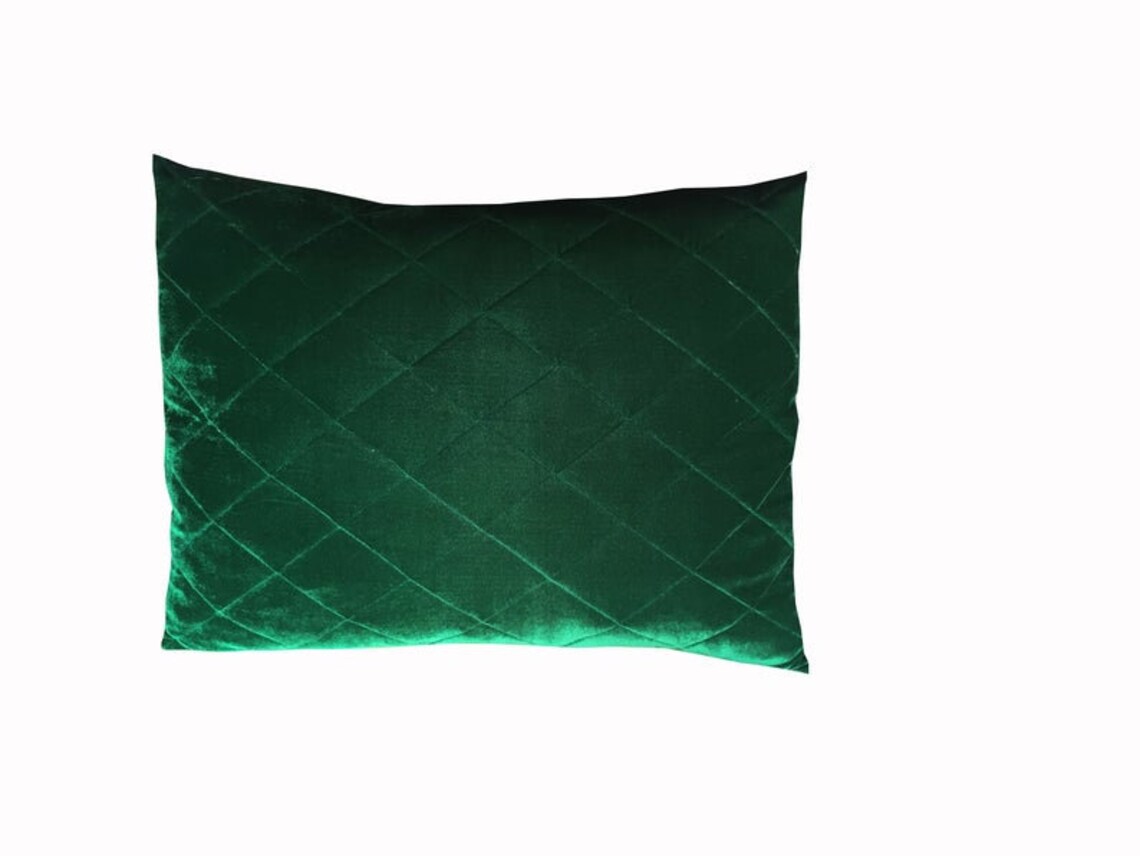 Emerald Green Pillow Personalized Velvet Pillow Cover Pillow - Etsy