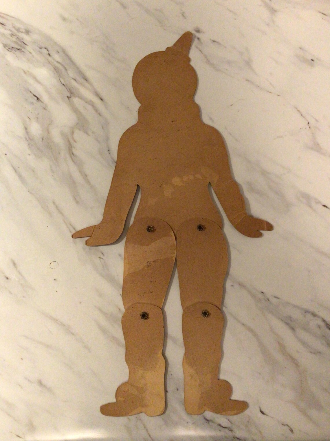 CREEPY 1920s Cardboard Posable Pierrot / Clown Crow Cat Moon Stars - Etsy