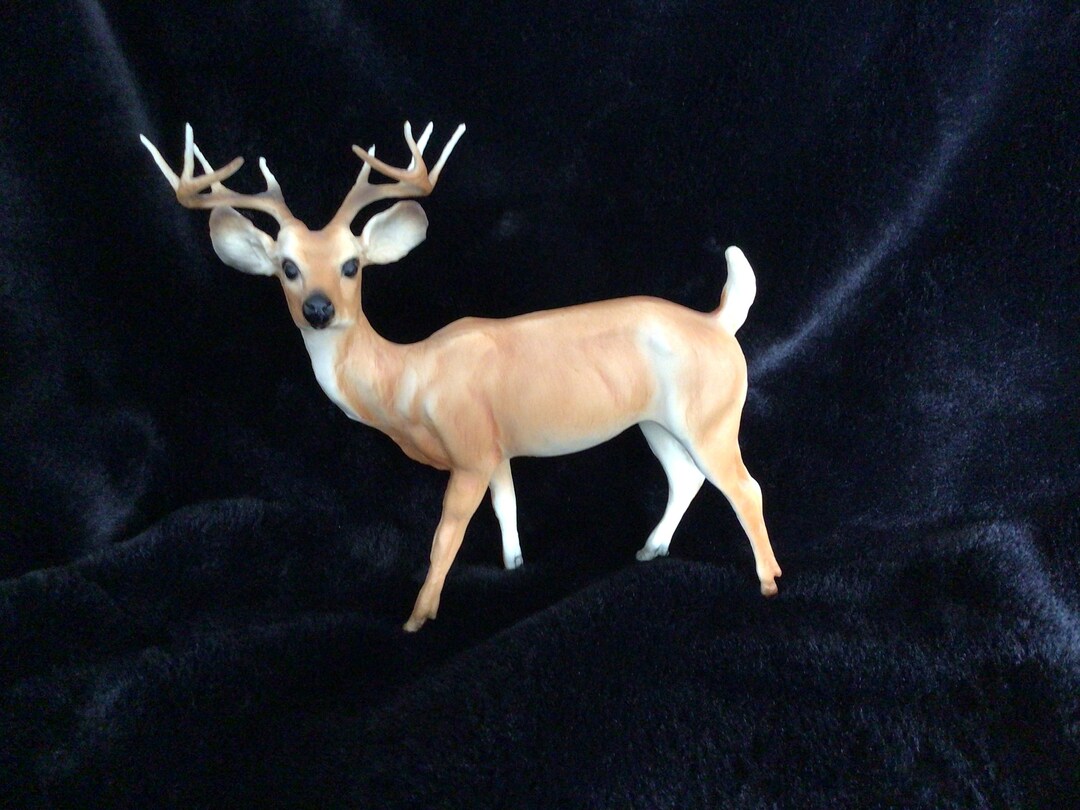 Vintage White Tail Deer Buck BREYER 301 Perfect Condition - Etsy