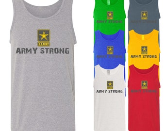 ARMY STRONG Star Logo Woman TANK Top America United State of - Etsy