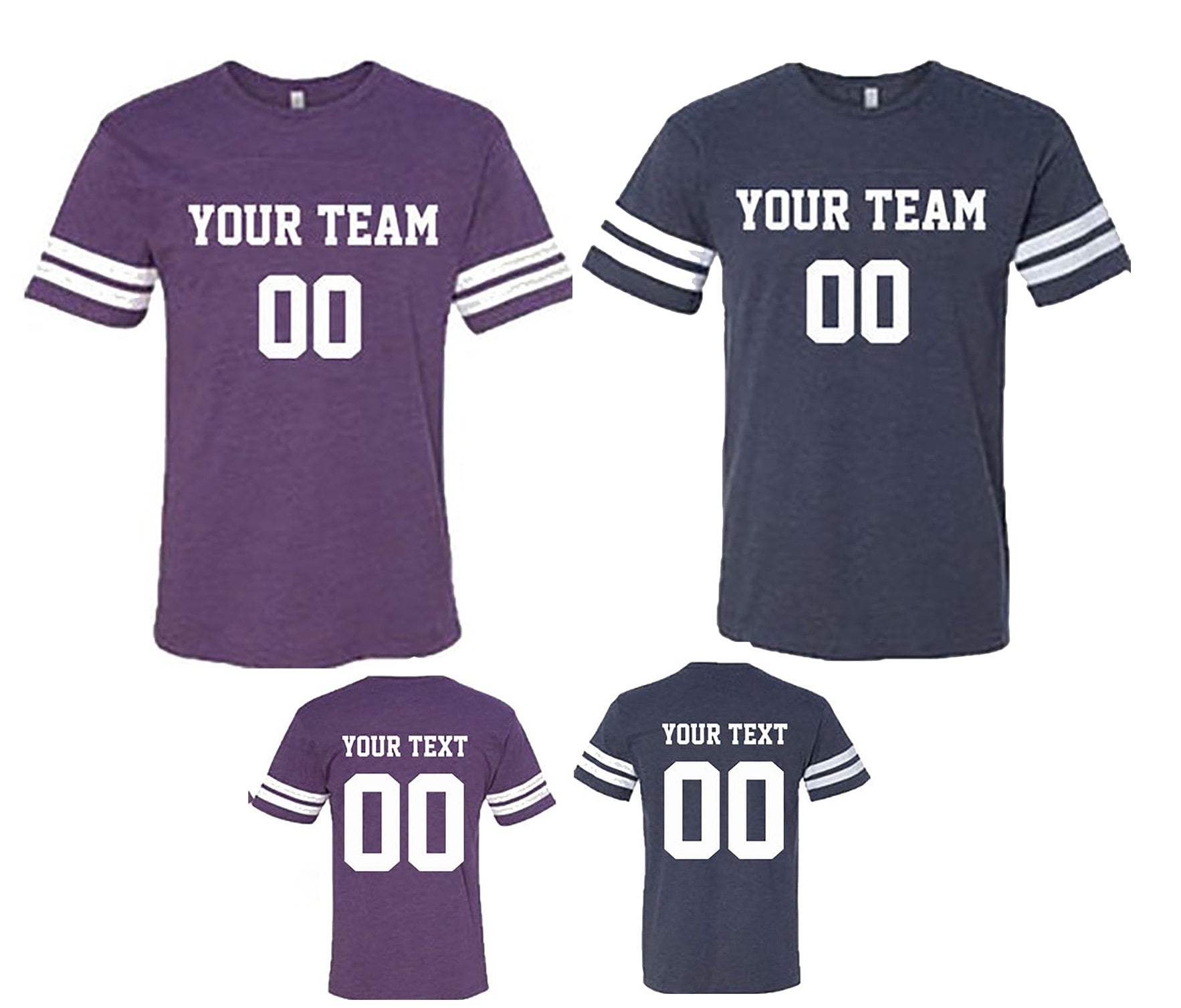 Personalized Jersey Mens FOOTBALL CUSTOMIZED Team Shirt COTTON - Etsy