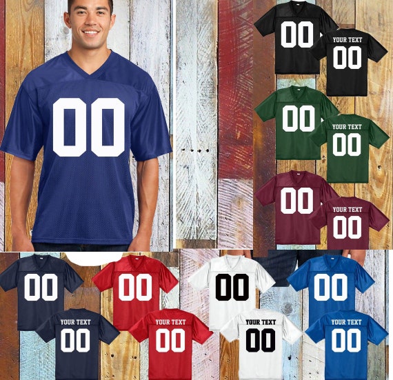 Football JERSEY MESH Customized Football Jersey Team - Etsy