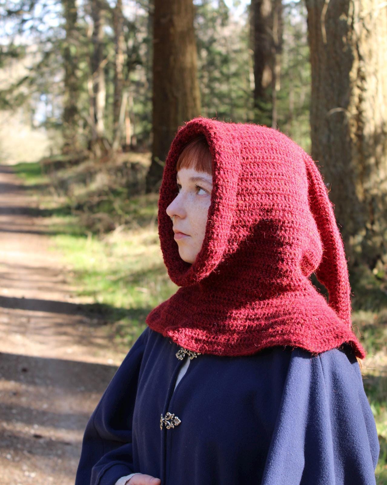 Medieval Liripipe Hood - Crochet Pattern - Etsy