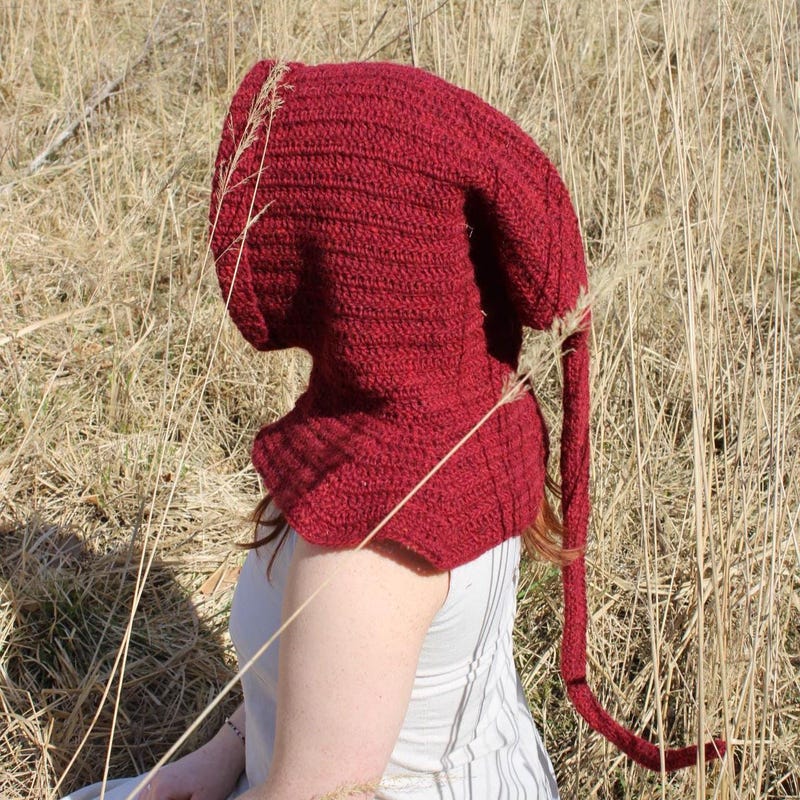 Knit Medieval Hood - Etsy