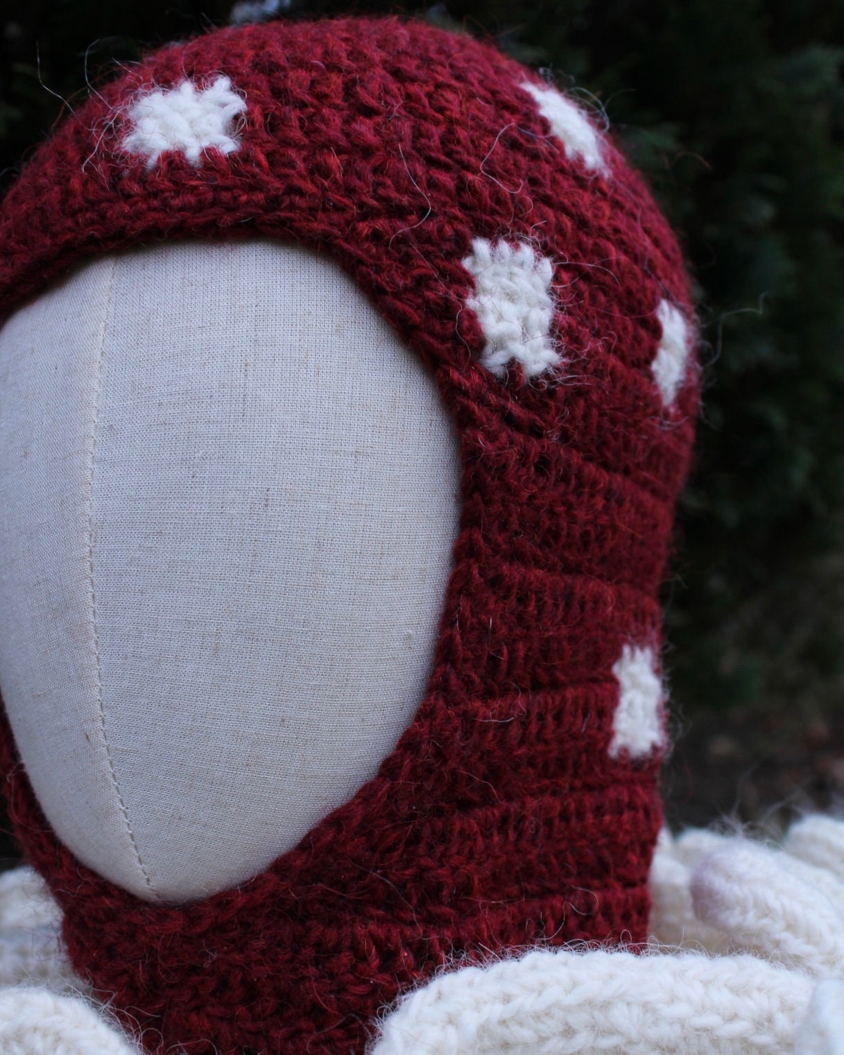 Fly Agaric Balaclava - Crochet Pattern - Etsy