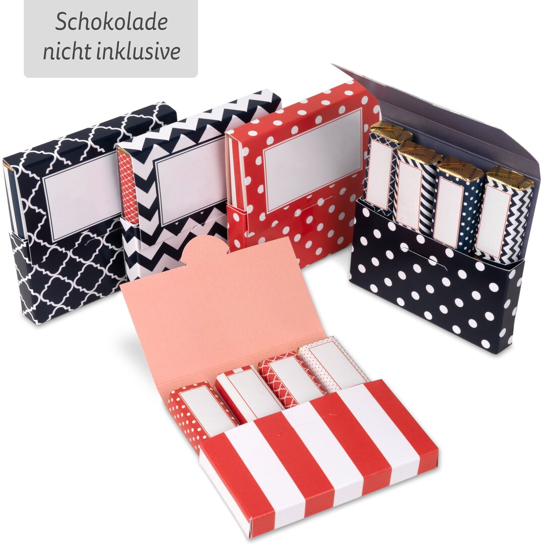 5 Small Thank You Gifts Sticker Set Including 5 Mini Boxes for 5 ...