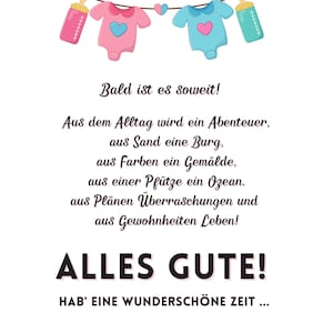 Babypause | Mutterschutz | Abschied durch Kollegen | Digitaler Download ...