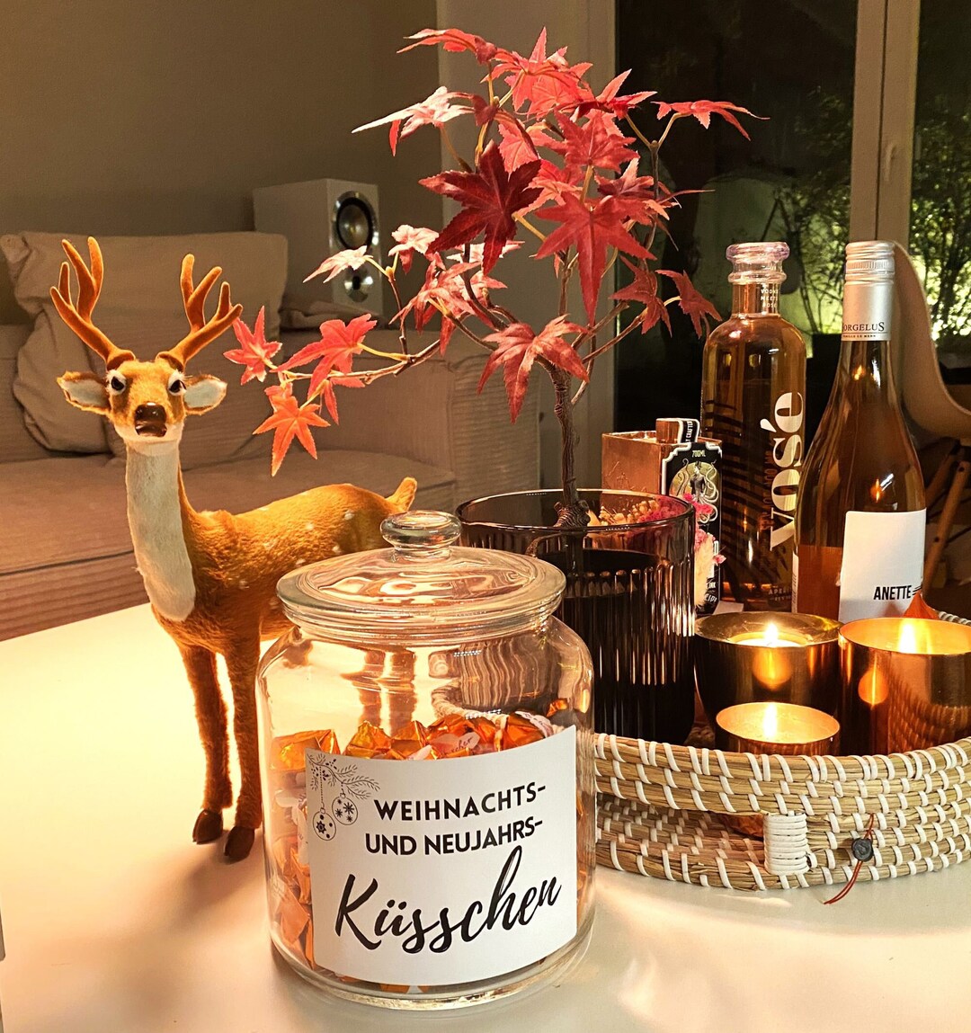 Sticker for 63 Ferrero Kisses Plus Label for Jar for the - Etsy