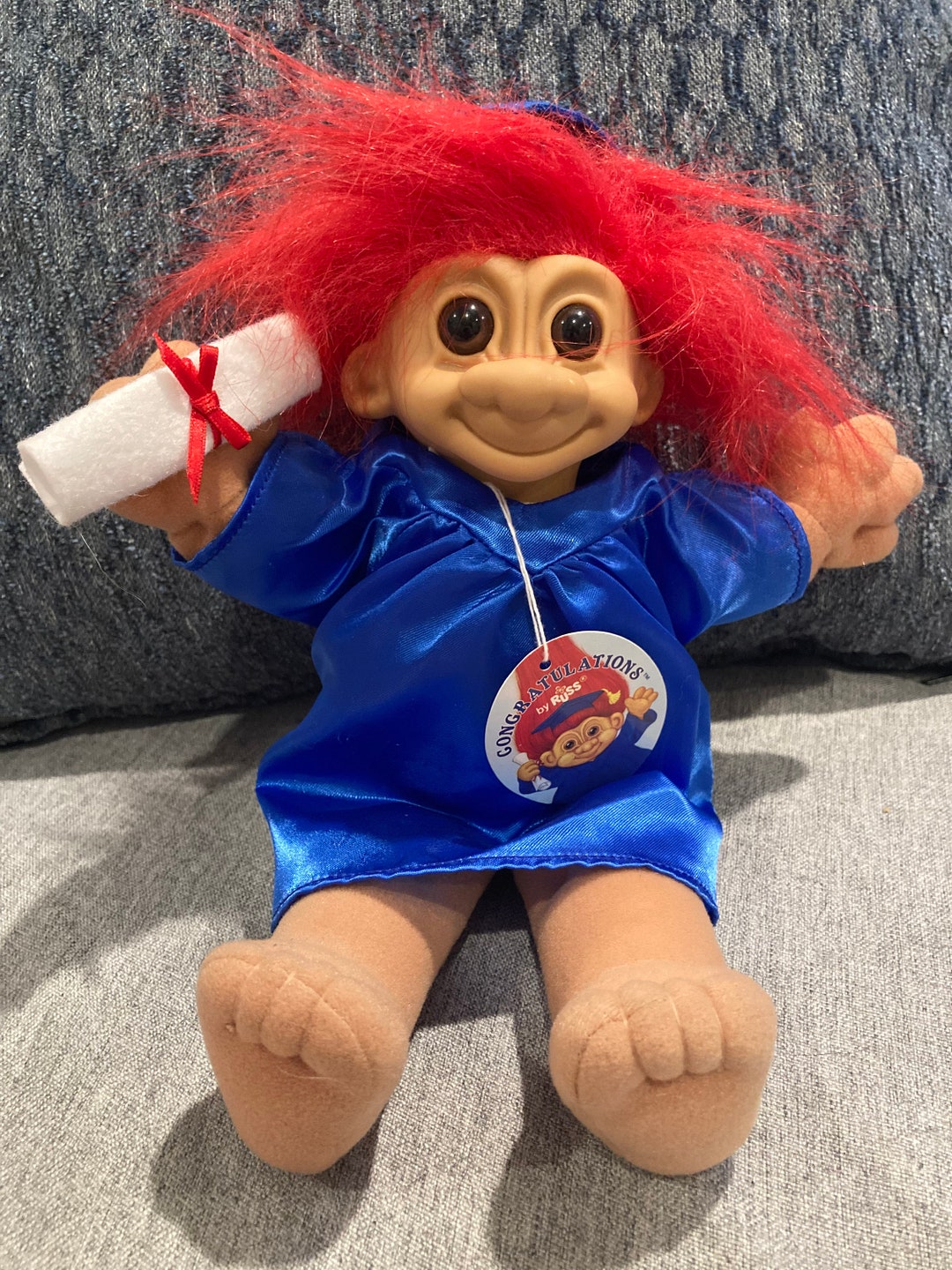 10” Soft Graduation Russ Troll Doll - Etsy
