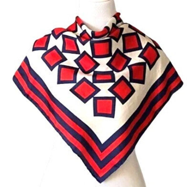 Red White Blue Scarf - Etsy