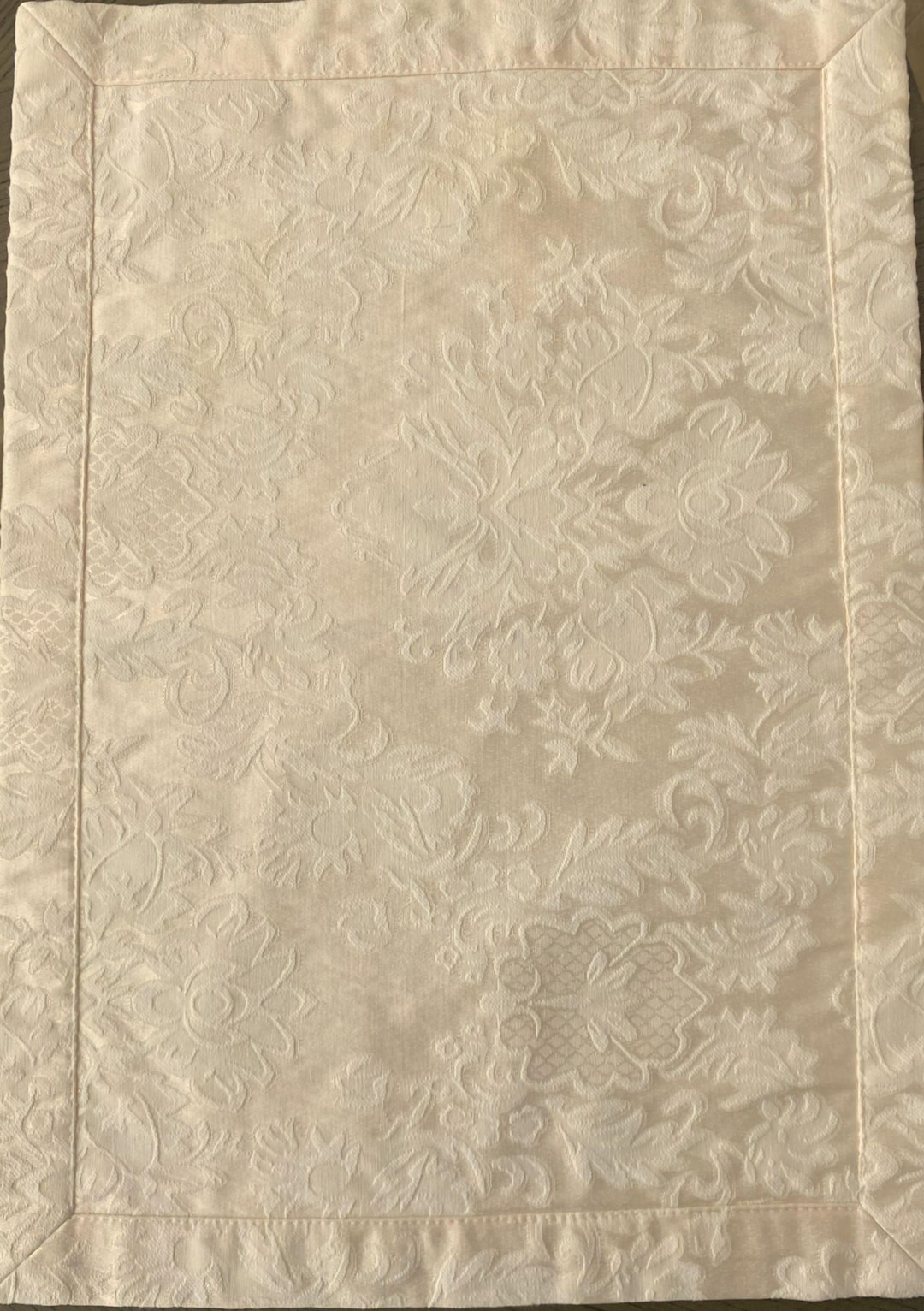 Waterford Damask Placemats Set of 6 Vintage Table Linens - Etsy