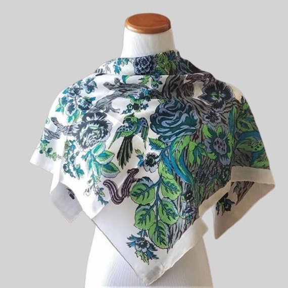 karavan silk scarf with - Gem