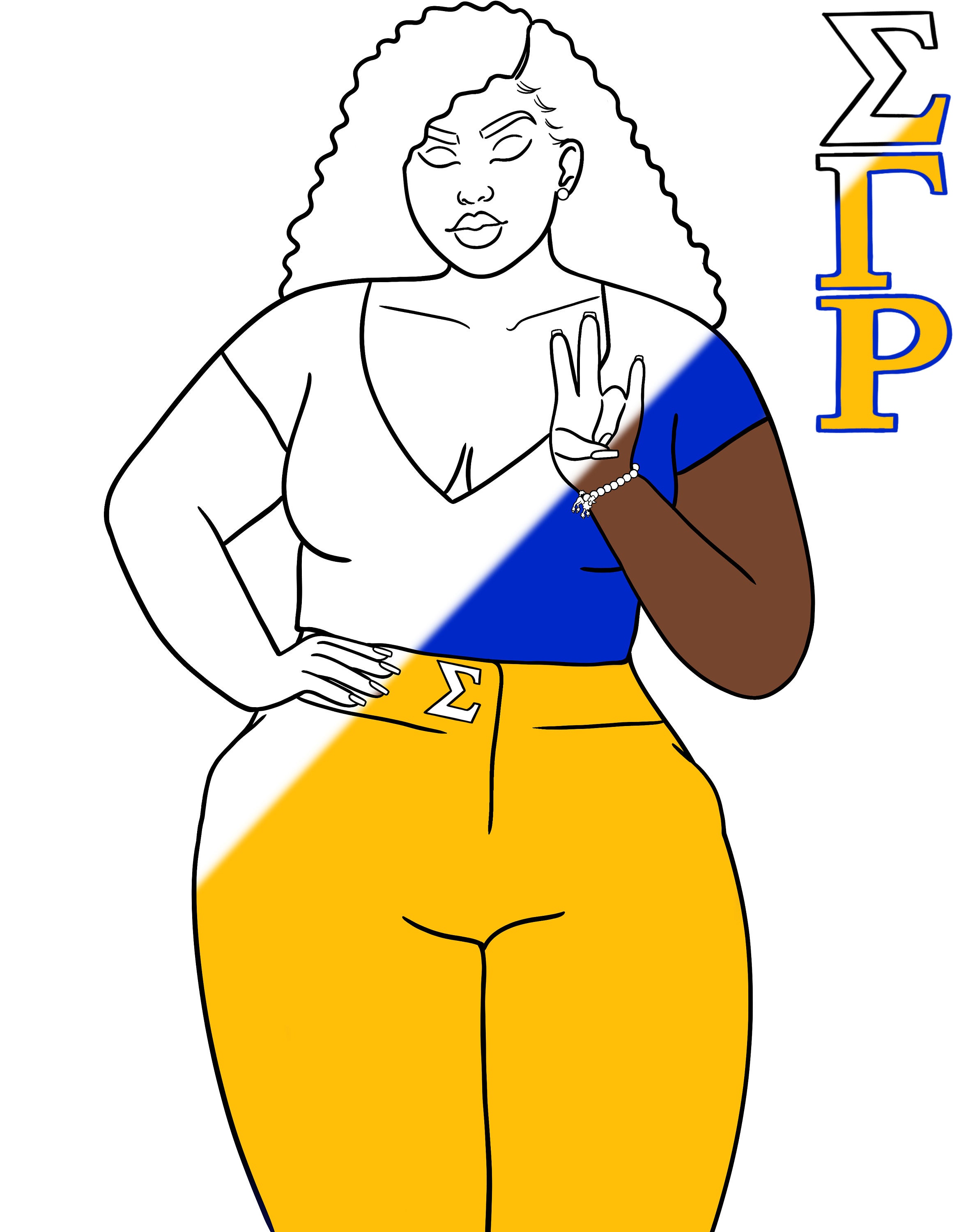 Sigma Gamma RHO Sorority Plush Size Predrawn Outlines /college - Etsy