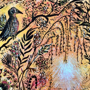 Secret Garden Path - Original Ink Drawing - Etsy