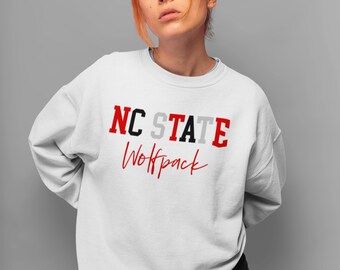 Nc State Sweatshirt | Etsy