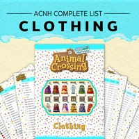 Animal Crossing Gyroids and Fossils Checklist and Tracker, ACNH 2.0 ...