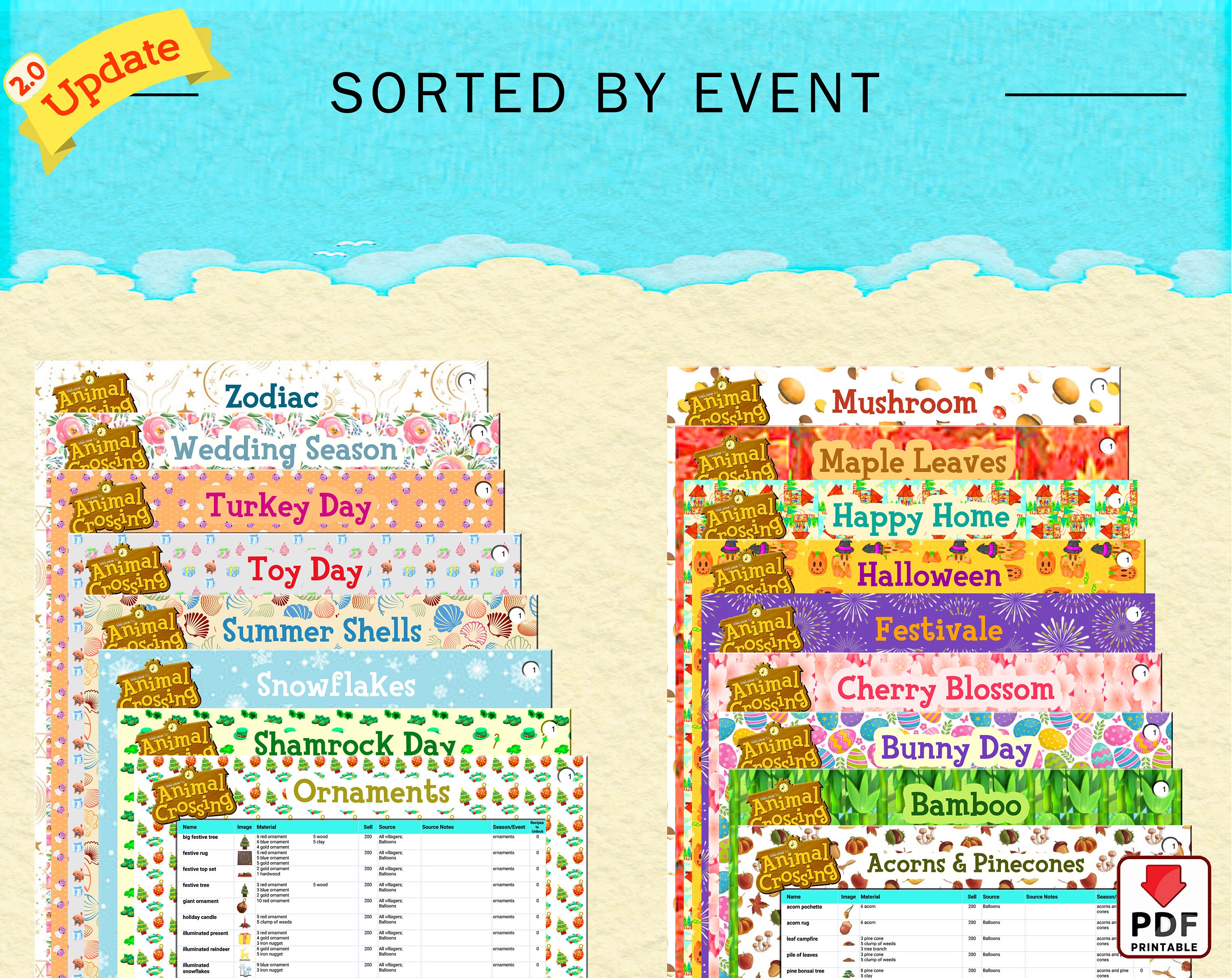 Acnh DIY Crafting Recipes Complete List, Animal Crossing Guide ...