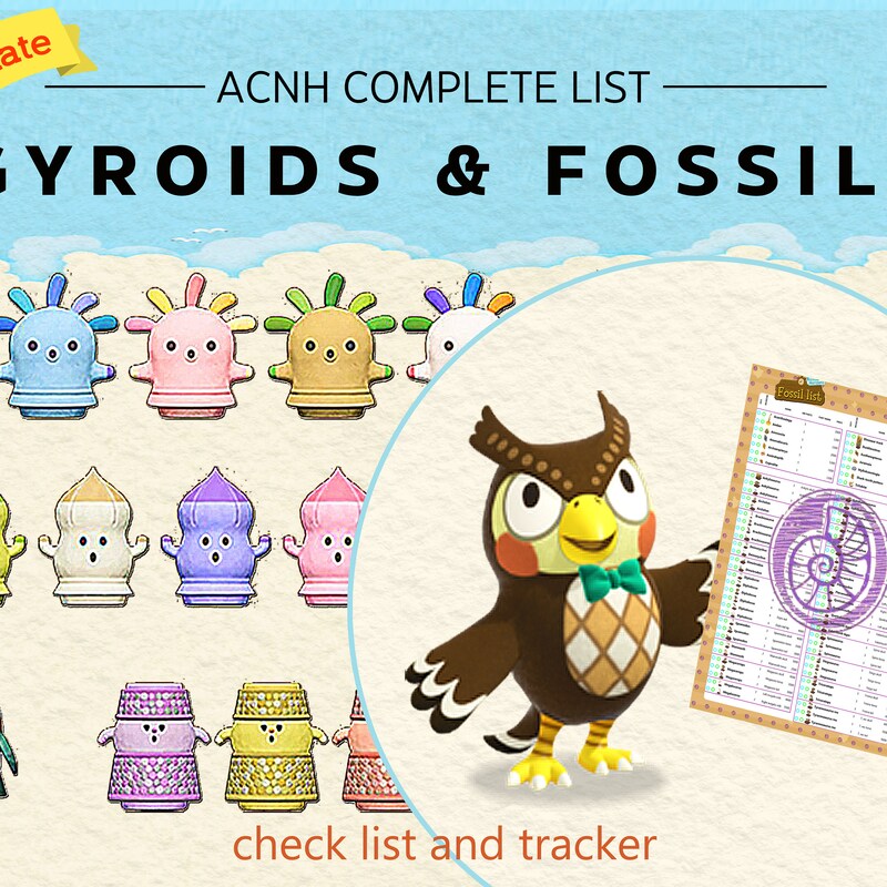 Acnh Printable List - Etsy