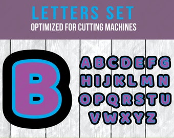 Alphabet Svg for Cricut and Other Cutting Machines | Svg Cut File ...