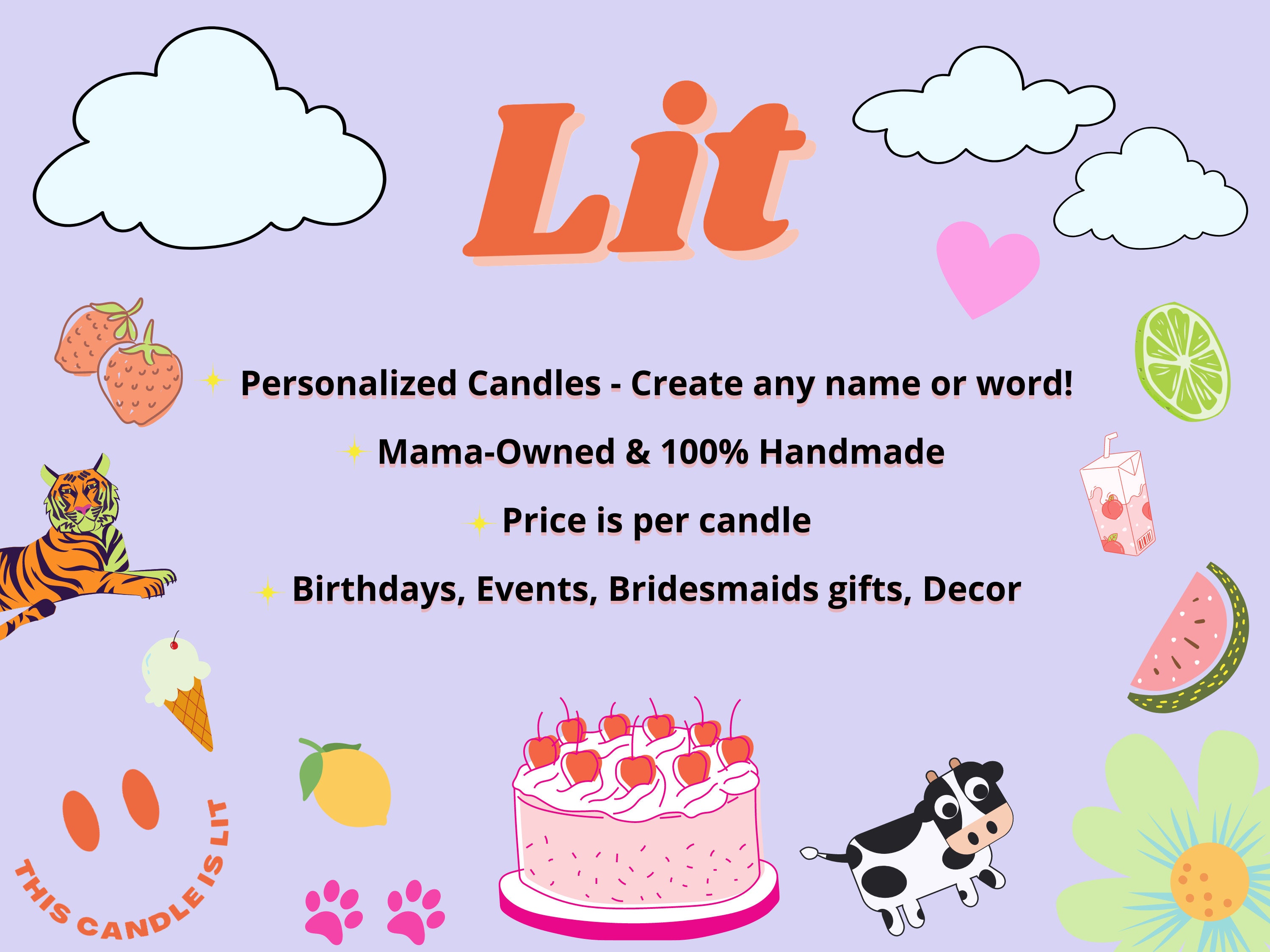 Roman Numeral Candles Personalized Candle Letter Candles - Etsy UK