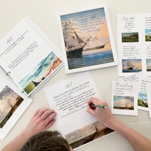 Fine Art Printable, Cursive Handwriting, Picture Study, Charlotte Mason ...