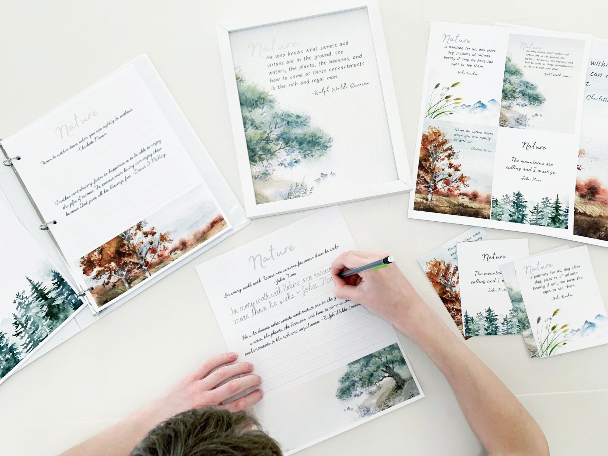 Nature Printable, Cursive Handwriting, Print Handwriting, Charlotte ...