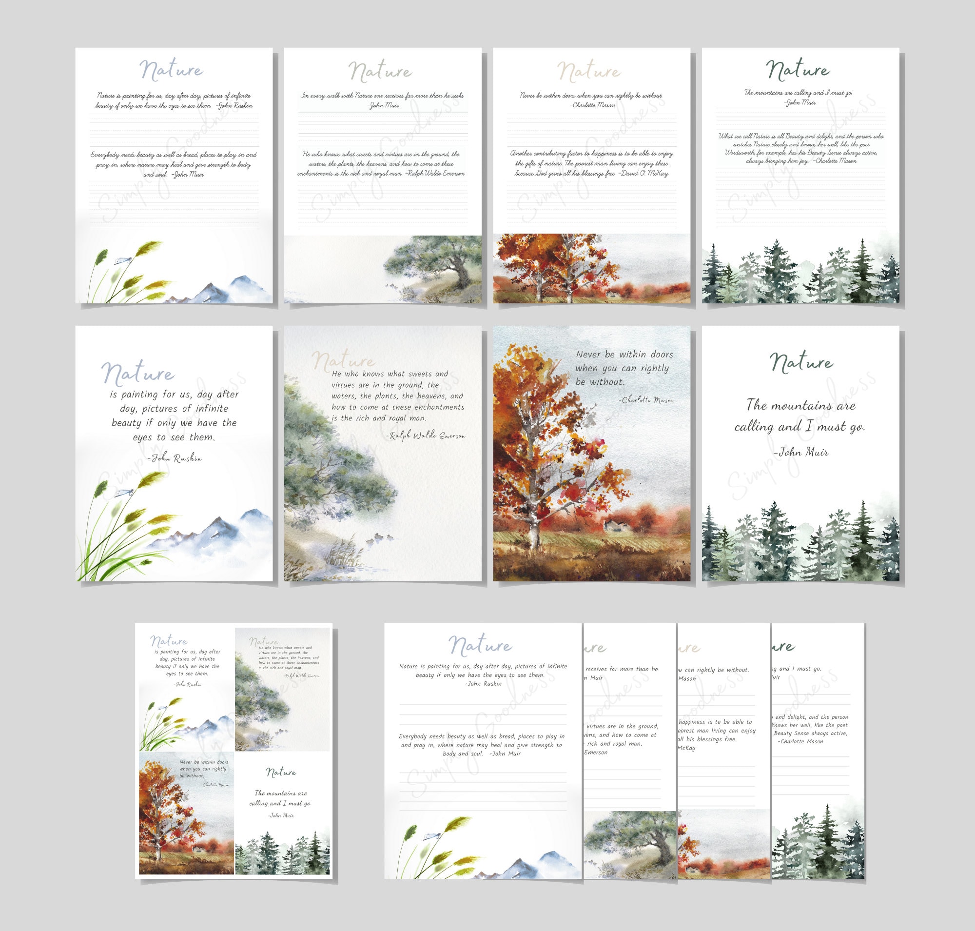 Nature Printable, Cursive Handwriting, Print Handwriting, Charlotte ...