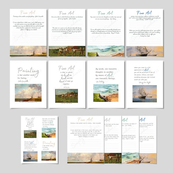 Charlotte Mason Picture Study - Etsy