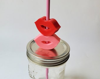 Lip Straw Toppers - Etsy