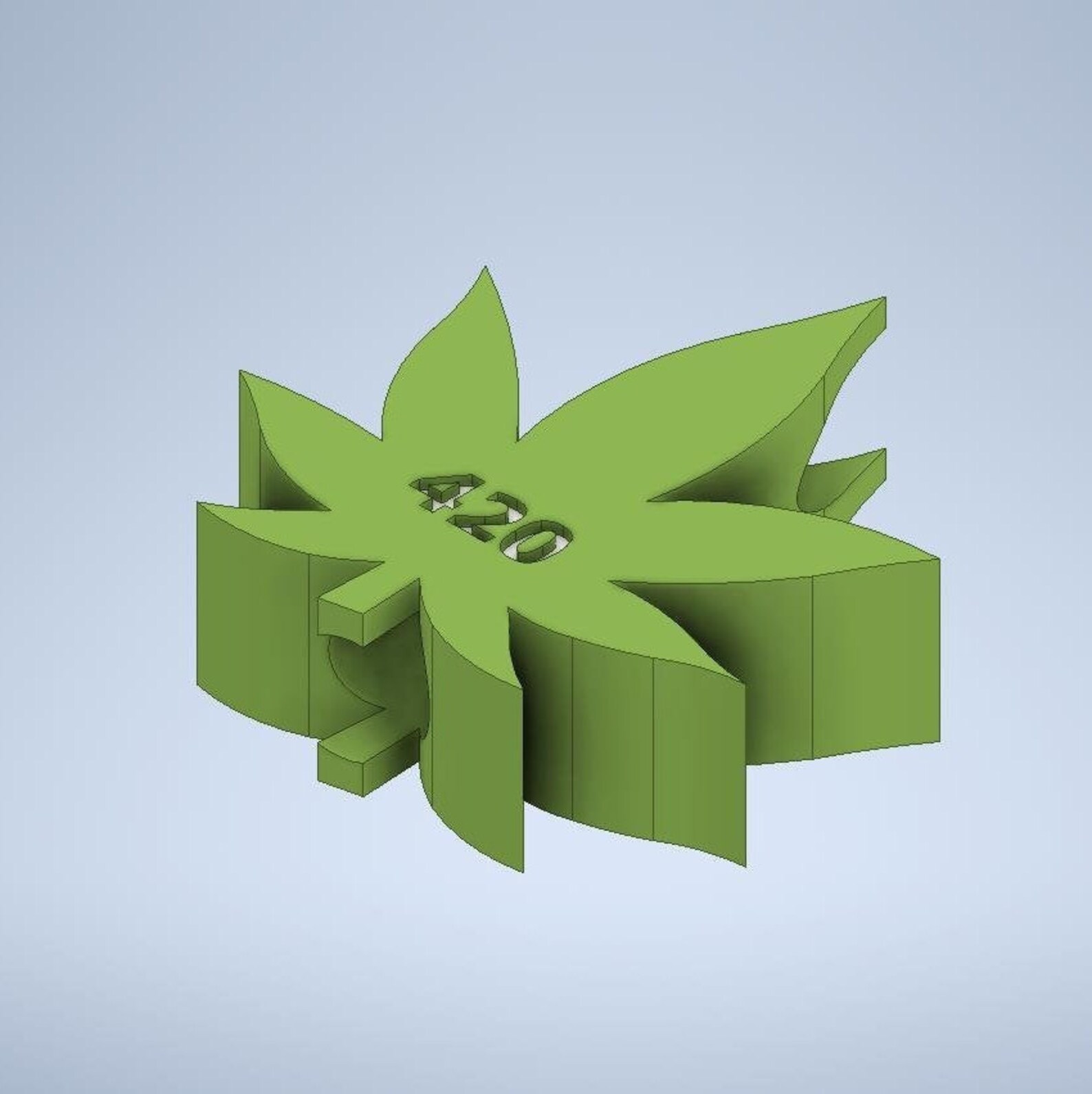 Marijuana Leaf Straw Topper STL File for 3D Printing - Etsy