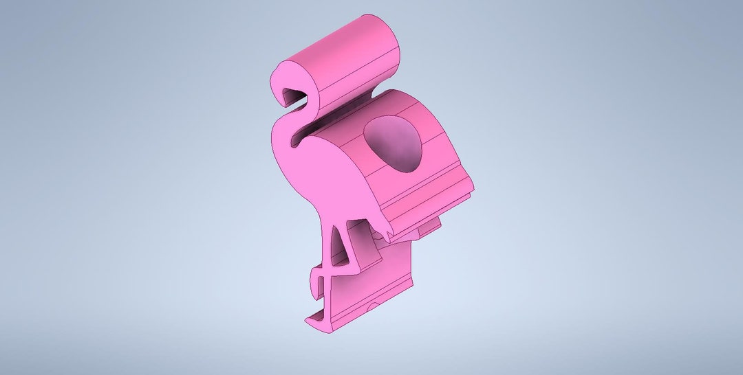 Flamingo Straw Topper STL File for 3D Printing - Etsy