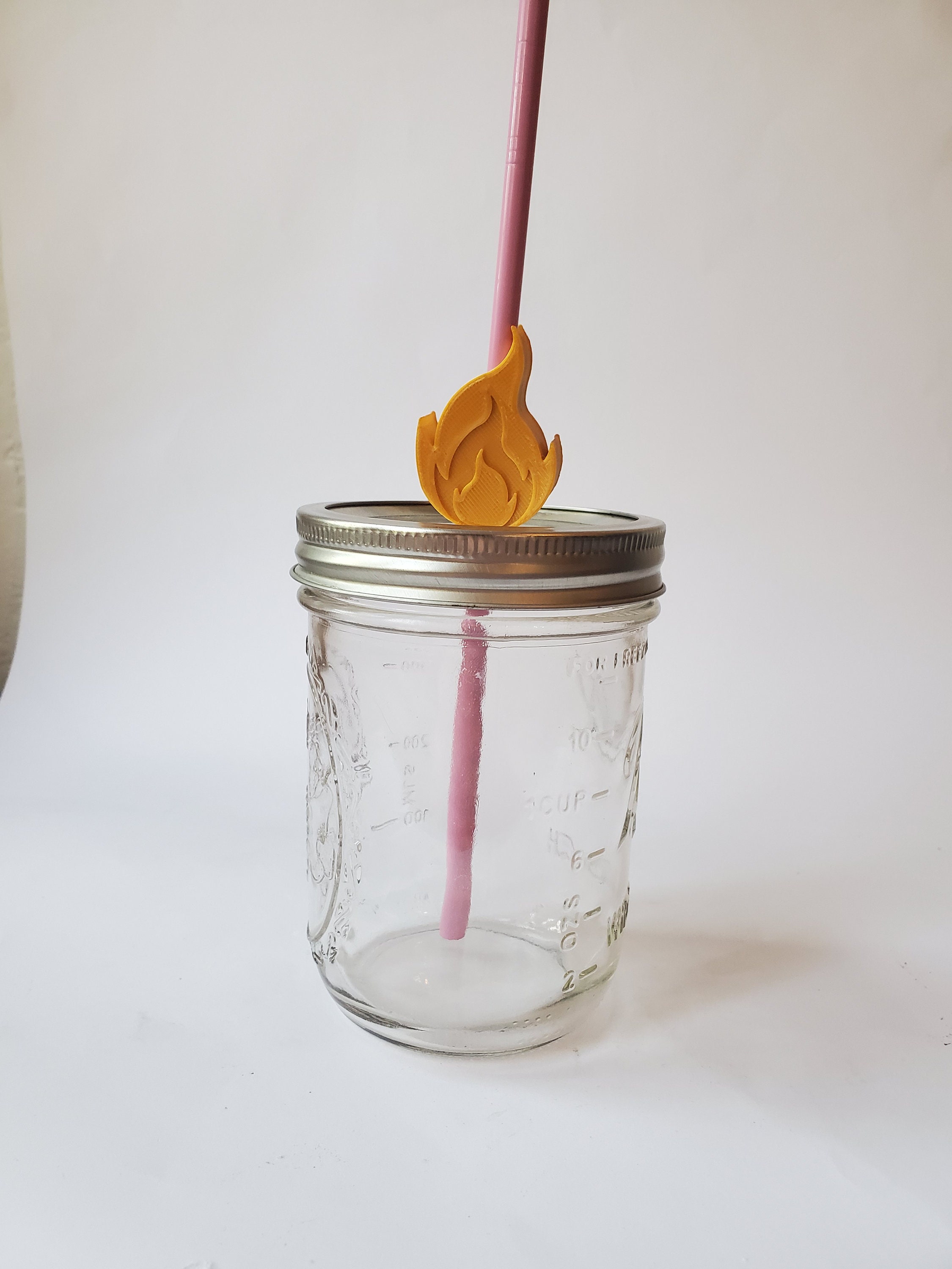 Camp Fire Straw Topper Straw Buddy Multiple Colors - Etsy UK