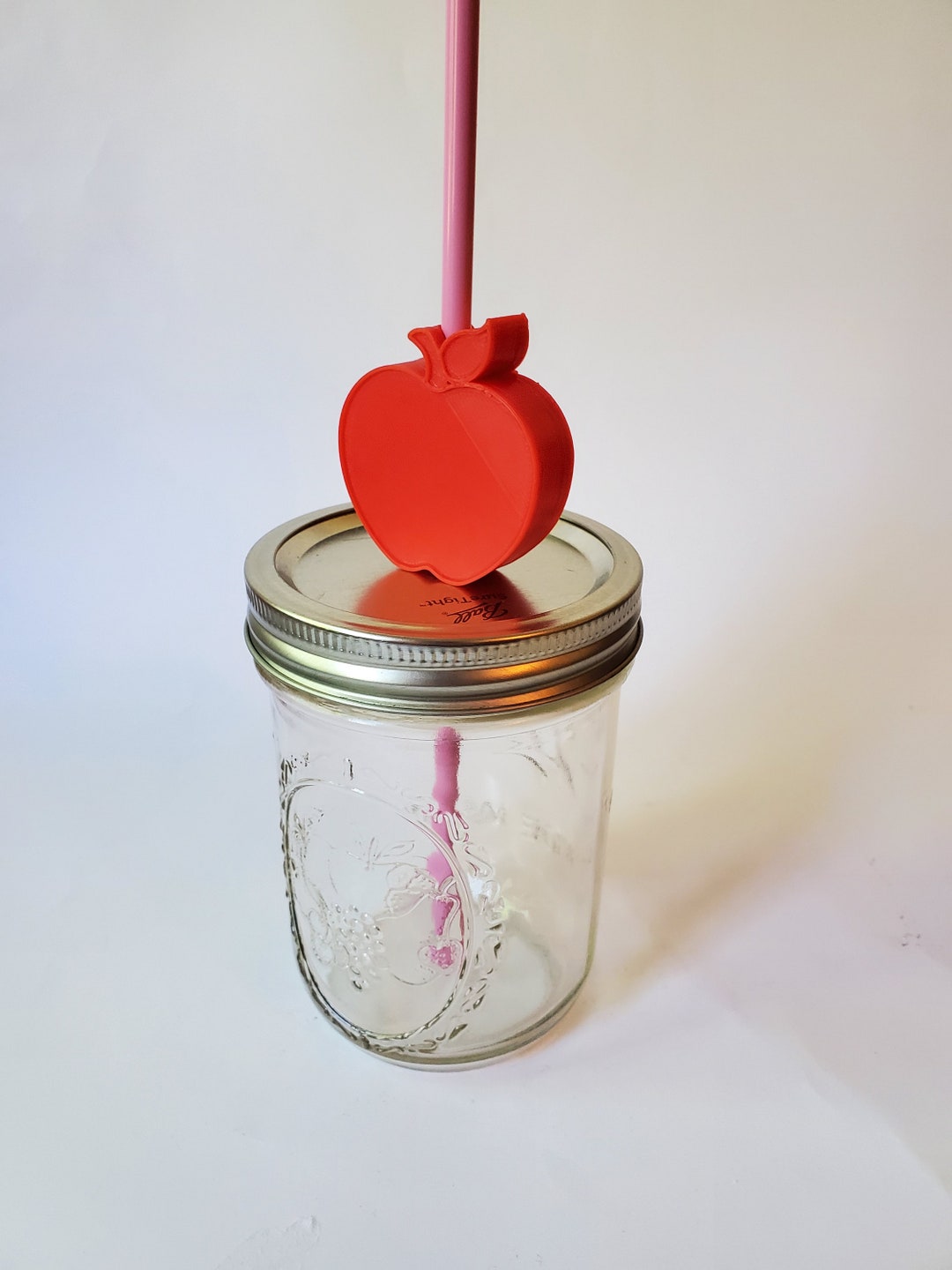 Plain Apple Straw Topper Straw Buddy -- Multiple Colors - Etsy