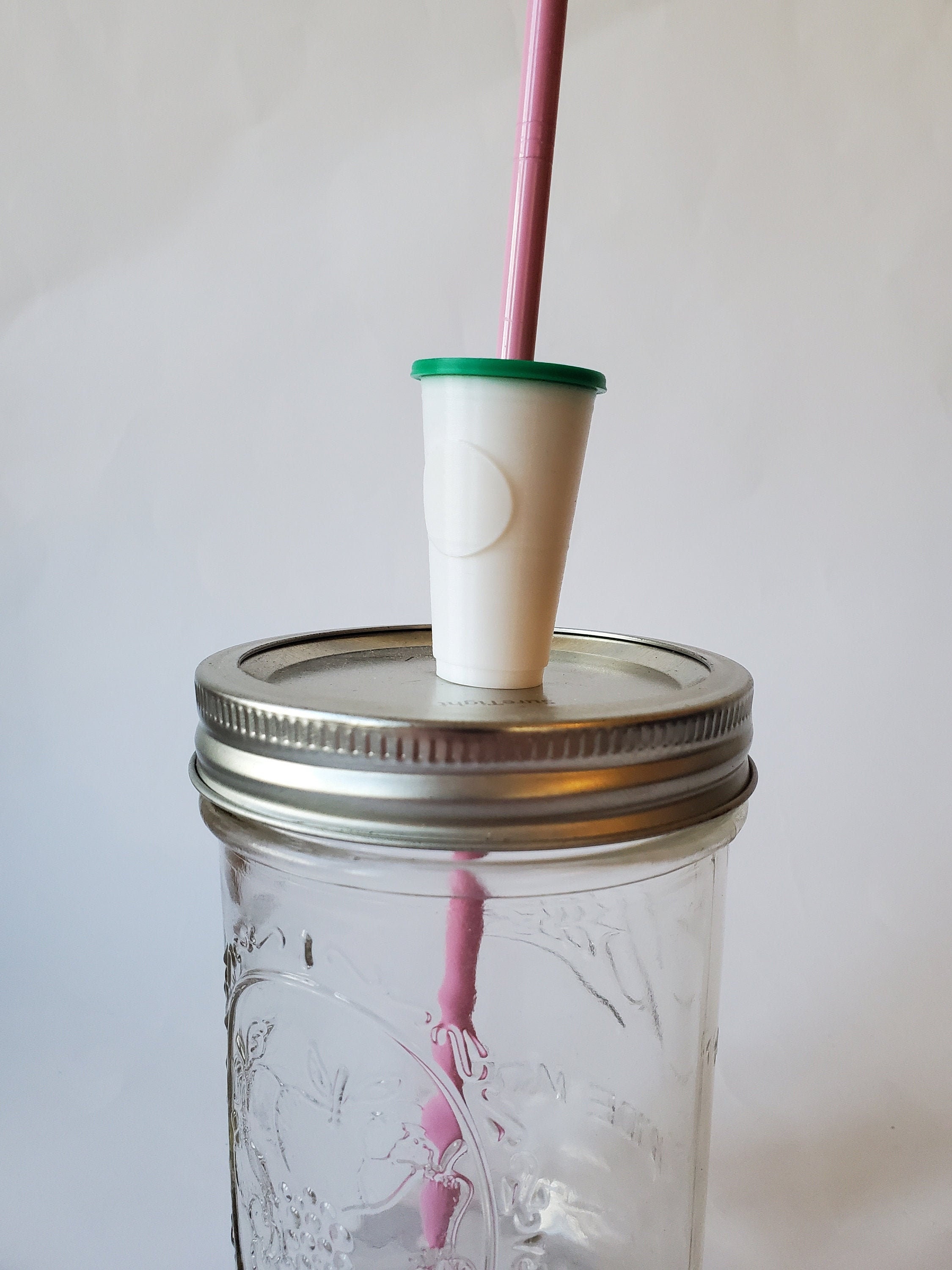 Starbucks Cup Dual-Color Straw Topper Straw Buddy | Etsy