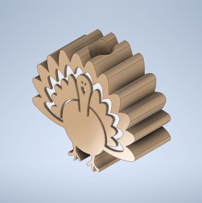 Turkey Straw Topper STL File for 3D Printing - Etsy
