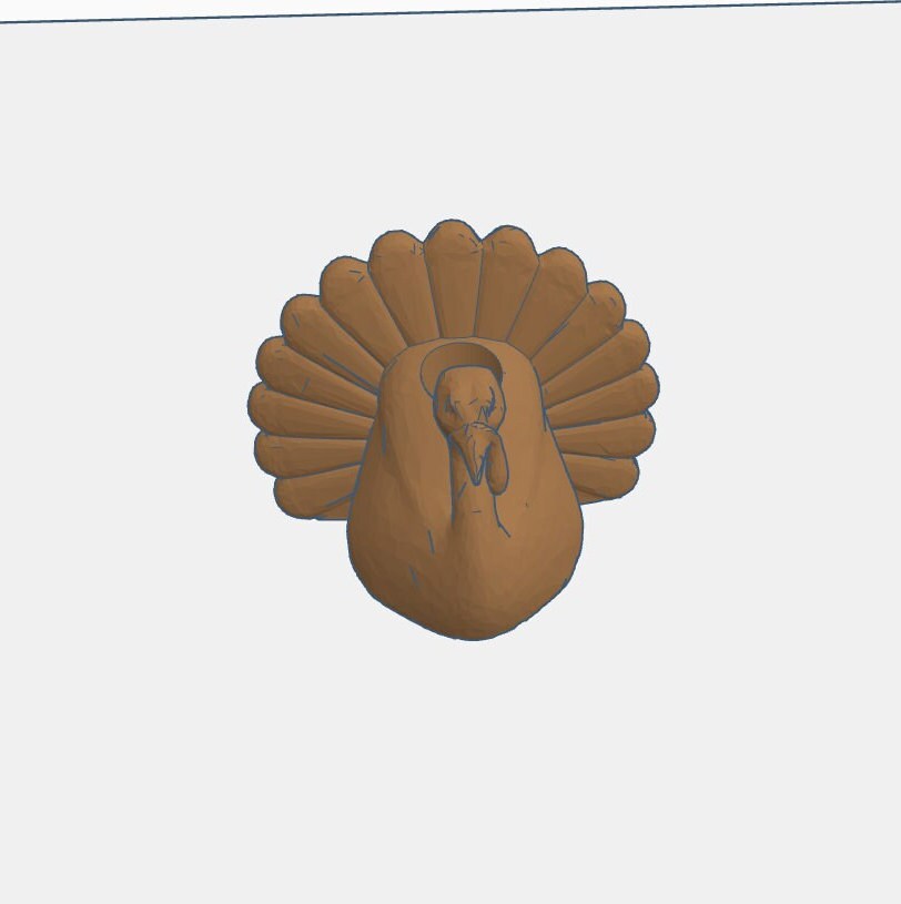 Real Turkey Straw Topper STL File for 3D Printing - Etsy