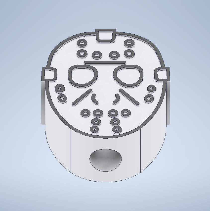 Jason Mask Straw Topper STL File for 3D Printing | Etsy