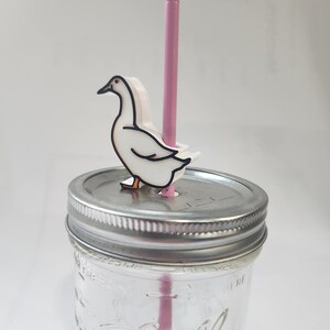 Duck Straw Topper Dual-color Straw Topper Straw Buddy - Etsy