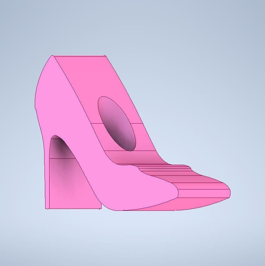 High Heel Straw Topper STL File for 3D Printing - Etsy